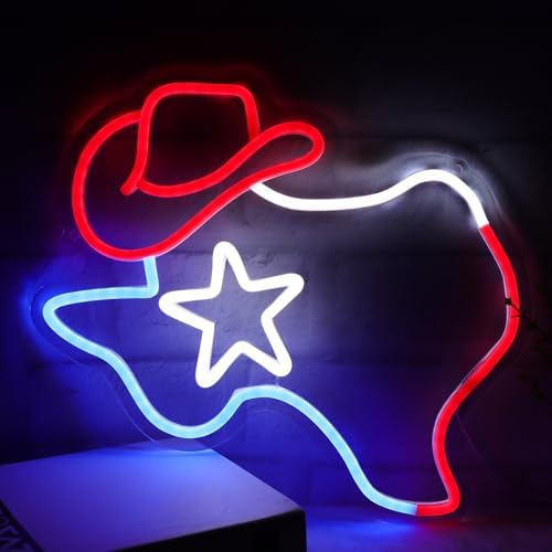 TEXAS Longhorn Neon Sign LED TEXAS Neon Light Sign USB Powered for Man ...
