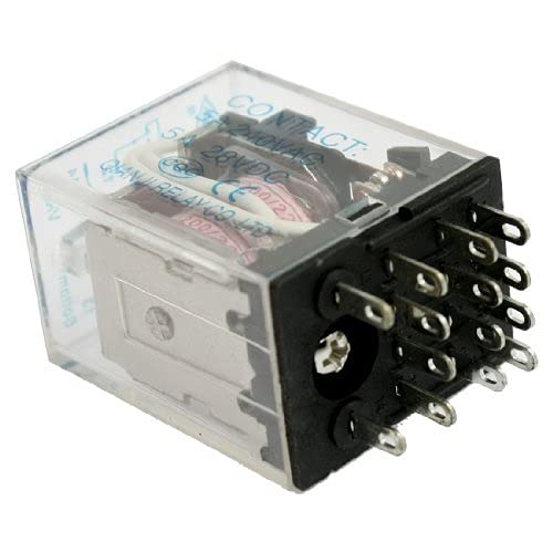 Generic HH54P AC 220V 14 Pin General Power Relay 4PDT 5A 240VAC 28VDC ...