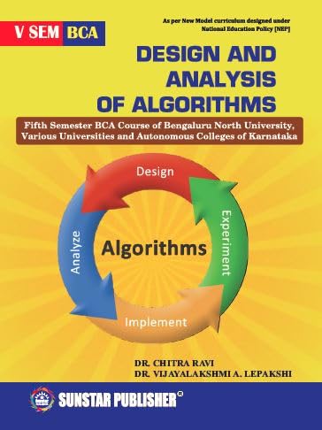 Buy Design & Analysis of Algorithms for 5th Sem BCA Book Online at Low Prices in India | Design ...
