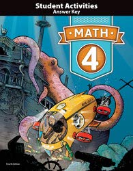 Math 4 Student Activities Answer Key (4th ed.): BJU Press ...