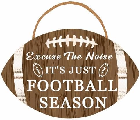 Amazon.com: Fall Football Front Door Decor, Football Season Door Hanger ...