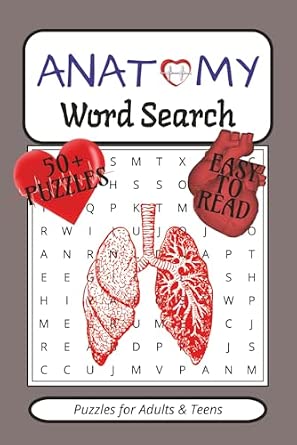 Anatomy Word Search Puzzle Book: Word Searches with Easy to Read Prints ...