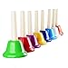Amazon.com: Hand Bells Set, Colorful Percussion 8 Note Diatonic Metal ...