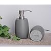 Amazon.com: Clasin Home Sandstone Textured Resin Soap Dispenser with ...