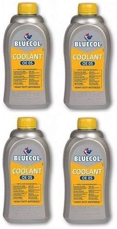 Bluecol BHD001 OE 05 Heavy Duty Antifreeze & Coolant 1 Litre x 4 ...