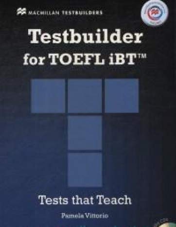 Buy Testbuilder for TOEFL iBT Student's Book & MPO Pack: Testbuilder ...