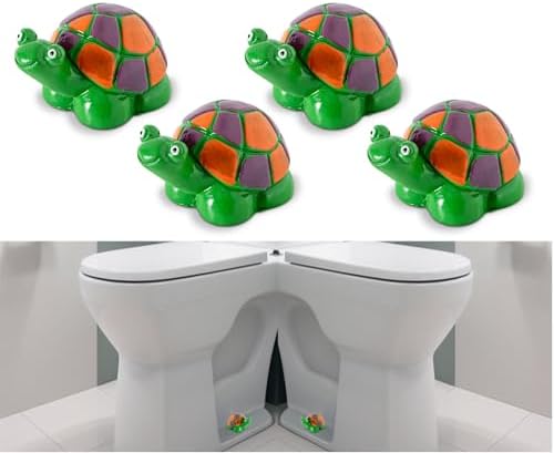 Decorative Turtle Toilet Bolt Caps Set of 4 Resin Toilet Bolt Covers ...