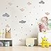 Amazon.com: Clouds Wall Stickers, Cute Clouds Wall Decals for Little ...