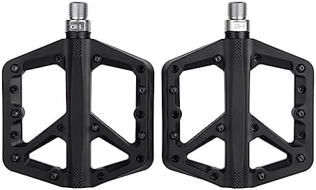 Mountain Bike Pedals, Road Bicycle Pedals, Lightweight Non-Slip Nylon Fiber Bicycle Platform ...