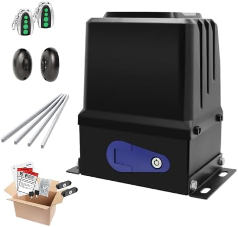 Amazon.com: CO-Z 3300lb Rack Driven Sliding Gate Opener with Alarm ...