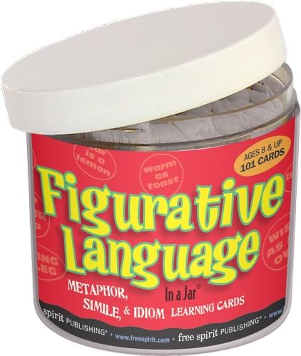 Figurative Language in a Jar: Metaphor, Simile, & Idiom, Learning Cards ...