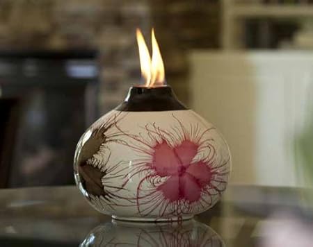 Amazon.com : Bird Brain - FIREPOT - FLORAL SPLASH - Ceramic - Hand ...