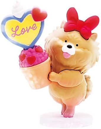 Amazon.co.jp: Gacha Dog Pomeranian Dog Dog TAMA-KYU Figurine Animal ...