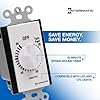 Intermatic SW60MWK 60-Minute Spring Wound Timer, White - Energy-Saving ...