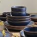 Amazon.com | Stone Lain Brasa 16-Piece Dinnerware Set Stoneware, Blue ...