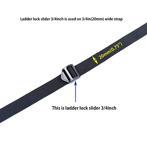 Snapklik.com : Baitoo Ladder Lock Slider 3/4in,1,1.25,1.5,2 Inch ...