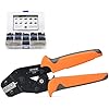 IWISS iCrimp SN-28B Crimping Tool for AWG28-18 Dupont Pins & 620PCS 2.54 Pitch Row Dupont Type ...
