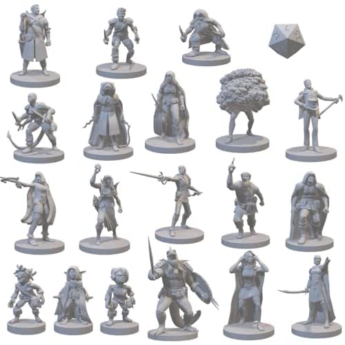 Amazon.com: Thieves Guild Set (19 Miniatures) for DND Pathfinder RPG ...