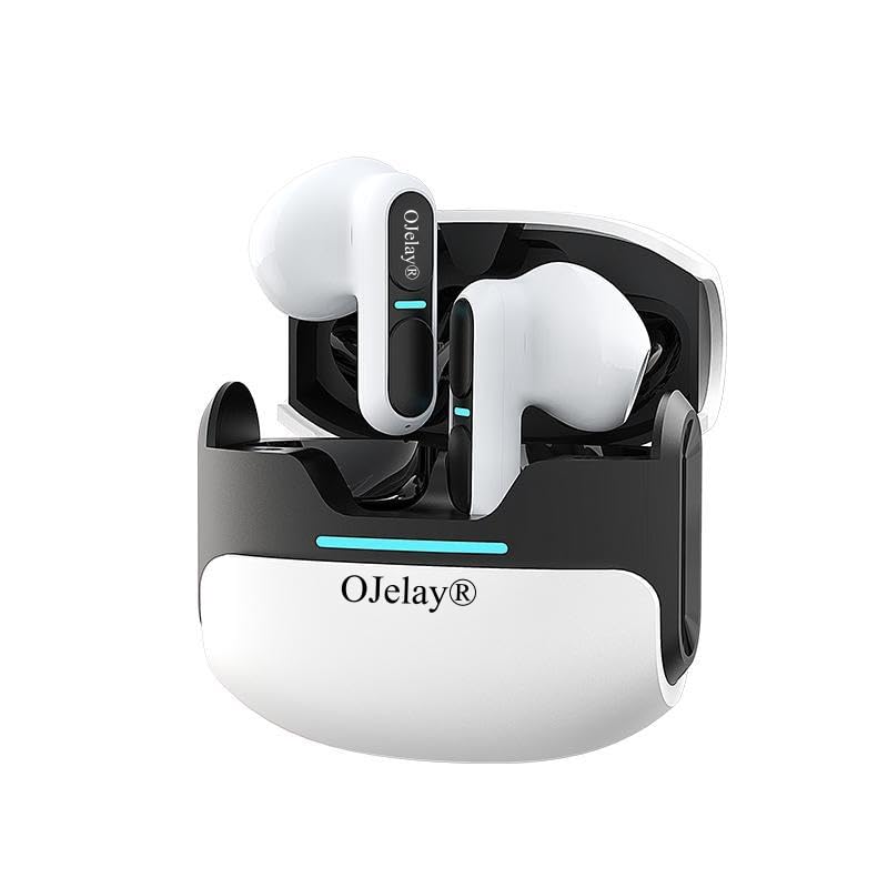 Amazon.com: OJelay EGW-02 Wireless Earphone, Bluetooth 5.3 Headphone ...