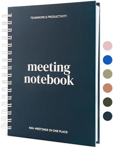 Lamare Meeting Notebook for Work Organization – Perfect Work Notebook ...