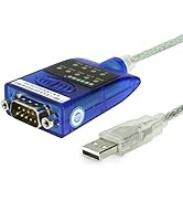 Amazon.com: Gearmo USB to Serial RS-232 Adapter with LED Indicators ...