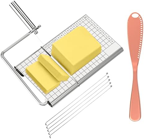 Amazon.com: Stainless Steel Cheese Slicer, Cheese Cutter with Blade ...