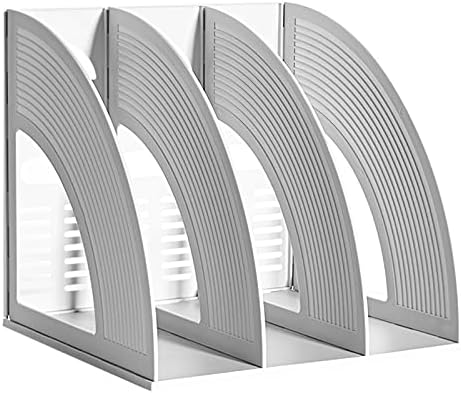 Amazon.com: SAYEEC Magazine File Holders 3 Compartment Binder Stand ...