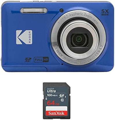 Amazon.com : KODAK Pixpro FZ55 Digital Camera Bundle, Includes: SanDisk ...