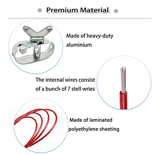 Pool Cover Cable and Winch Kit - 100ft Pool Cover Cable and Aluminum ...