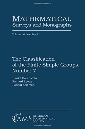 Amazon.com: The Classification of the Finite Simple Groups, Number 7 ...
