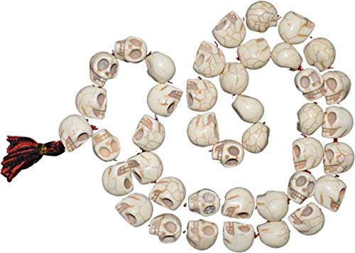 Buy Royallewind Carved Skull Mala Narmund Mala for Maha Kali & Mahakal ...