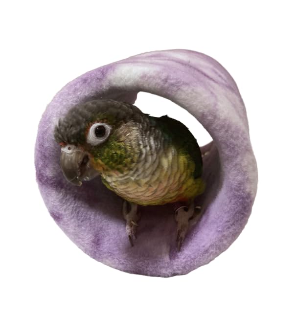 Amazon.com: Comfy Handmade Fleece Lined Bird Hut, Parrot Tent, Parakeet ...