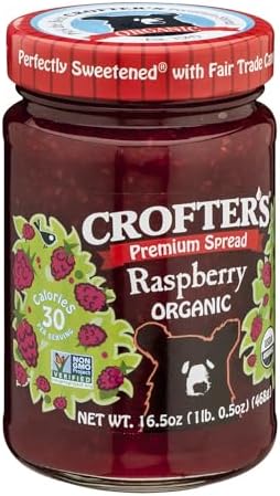 Amazon.com : Crofters Fruit Spread - Organic - Premium - Raspberry - 16 ...