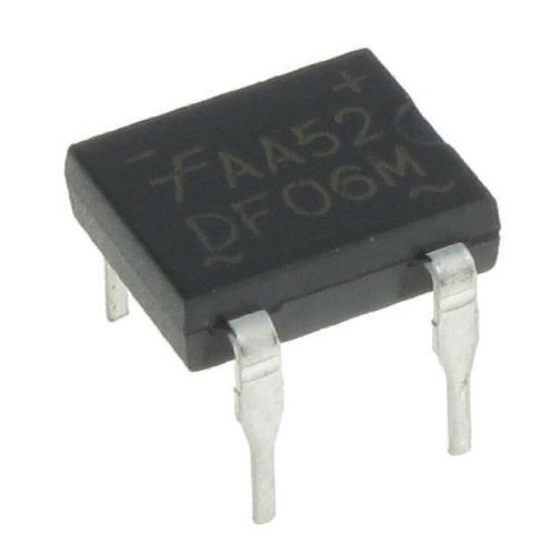 On Semiconductor Bridge Rectifier, 1Ph 1.5A 600V Dip - DF06M: Amazon ...