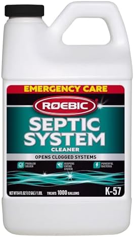 Amazon.com: Roebic K-57-H K-57-H-3 Septic System Treatment: 1/2 Gallon ...