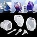 Amazon.com: Polymer Clay / Resin Epoxy Molds - DIY 'Quartz Crystal' Kit ...