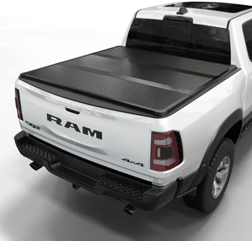 Amazon.com: Rough Country Hard Roll-Up Tonneau Cover for Ram 1500 (2019 ...