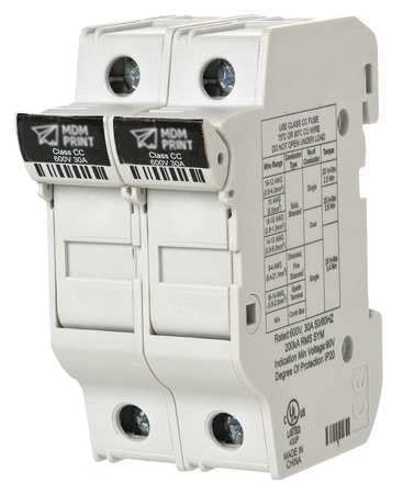 Fuse Block, Class CC, 30A, 2 Pole: Amazon.com: Tools & Home Improvement
