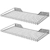 Amazon.com: Wallmaster Heavy Duty Garage Wall Shelving 2 Pack 23.6"x11 ...