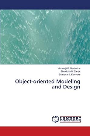 Object-oriented Modeling and Design: Barbudhe, Vishwajit K., Zanjat ...