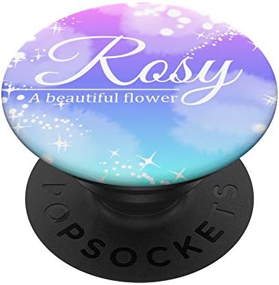Amazon.com: Rosy First Name With Meaning Pastel Blue Purple Sky Stars ...