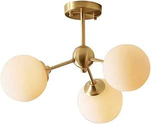 Modo Lighting Mid-Century Modern Ceiling Pendant Light Glass Globe ...