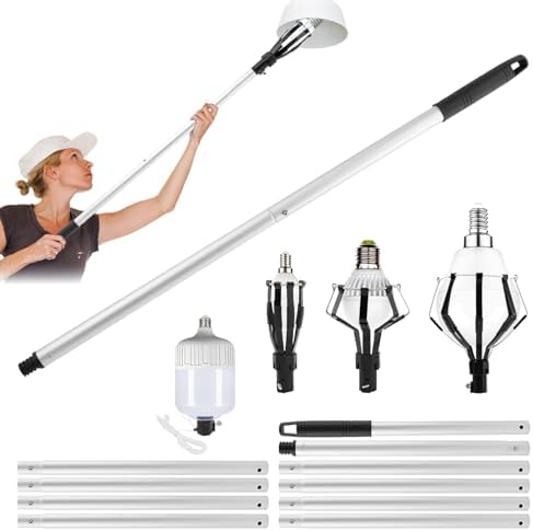 Trasylph 13FT Light Bulb Pole Changer for High Ceilings, Light Bulb ...