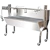Amazon.com : Rotisserie Grill Stainless Steel Charcoal Spit Roaster, 50 ...