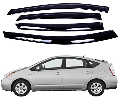 Amazon.com: Fits Toyota Prius 2004-2009 Acrylic Safe Smoke Window Visor ...