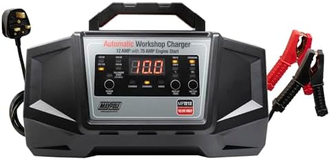 Maypole 12/24V 12A Heavy Duty Automatic Car Battery Charger Start ...