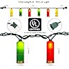 Multicolor Shotgun Shell String Lights Plug in, 8.5Ft Outdoor Christmas ...