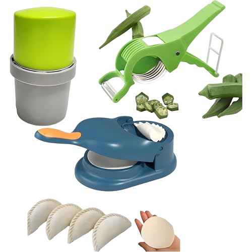 RESONIS Combo of Dry Fruit Cutter, Slicer, Grinder,2 in 1 Vegetable ...