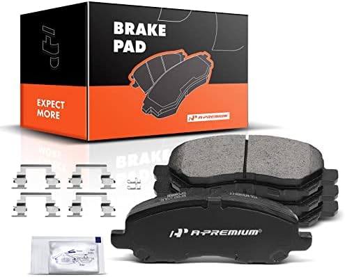 A-Premium Front Ceramic Disc Brake Pads Set Compatible with Select ...