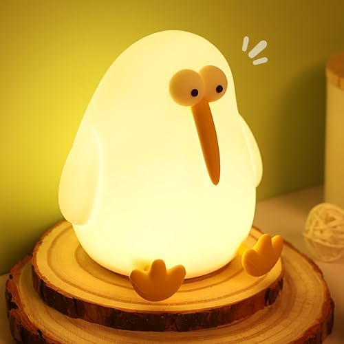 Amazon.com: Cute Night Light for Kids - LED Squishy Lamp Kiwi Bird ...